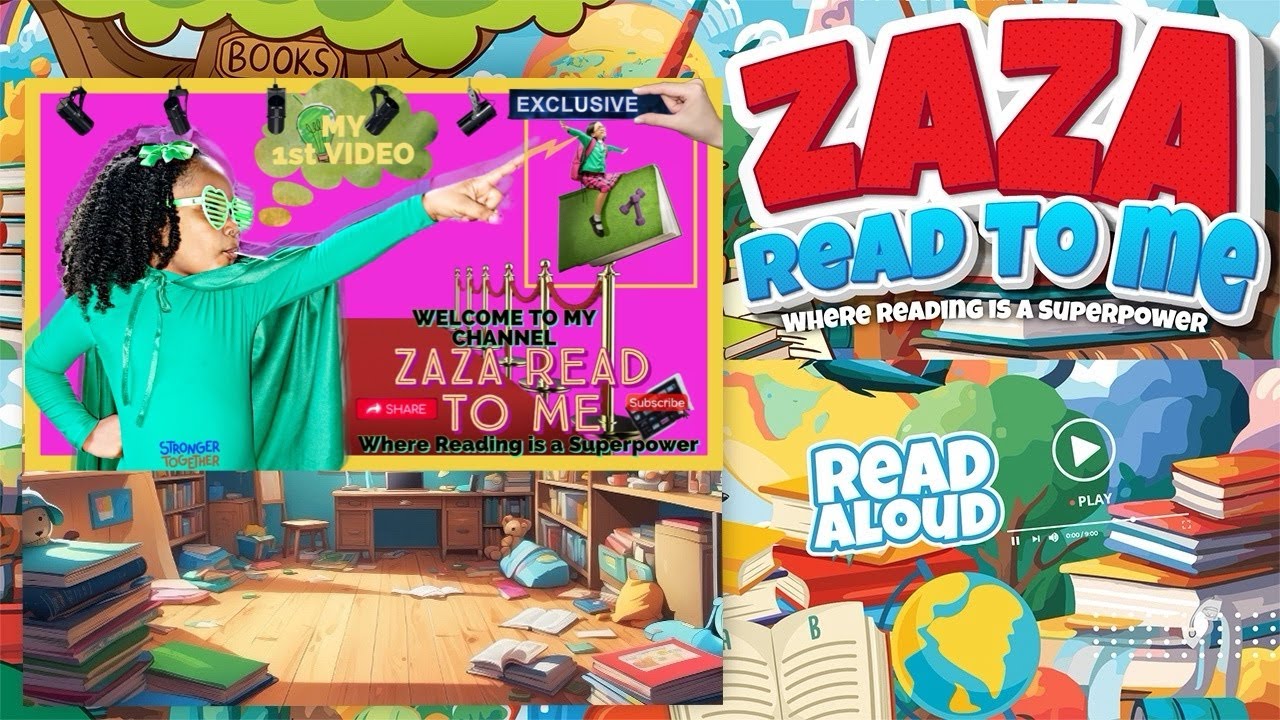 My First Video with "ZaZa Read To Me": Read Aloud Channel | Story Time ...