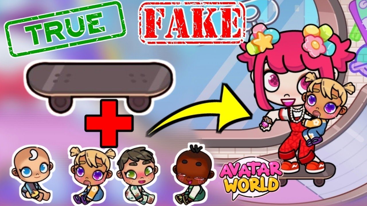 TRUE OR FAKE RAHASIA / HACK LUCU AVATAR WORLD | AVATAR WORLD | PAZU ...