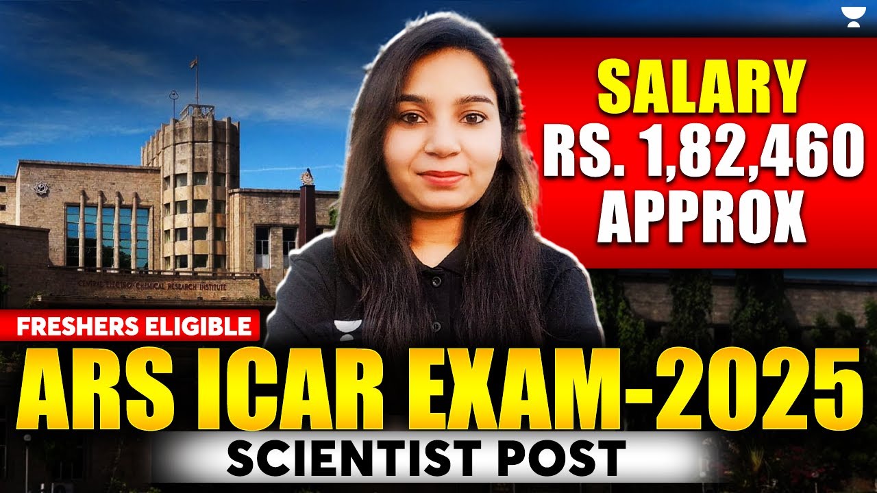 ARS ICAR EXAM-2025 | Scientist Post | Salary: Rs.1,82,400 | post ...