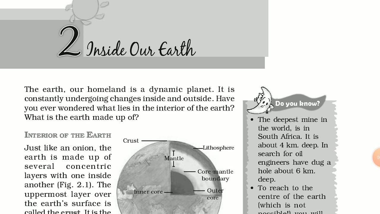 class 7 evs chapter 2 "{Inside our earth}" - YouTube