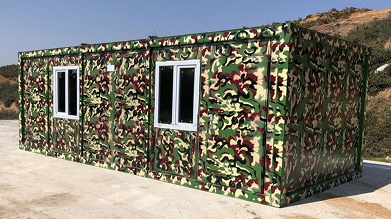 Flat Pack Modular Barracks - YouTube