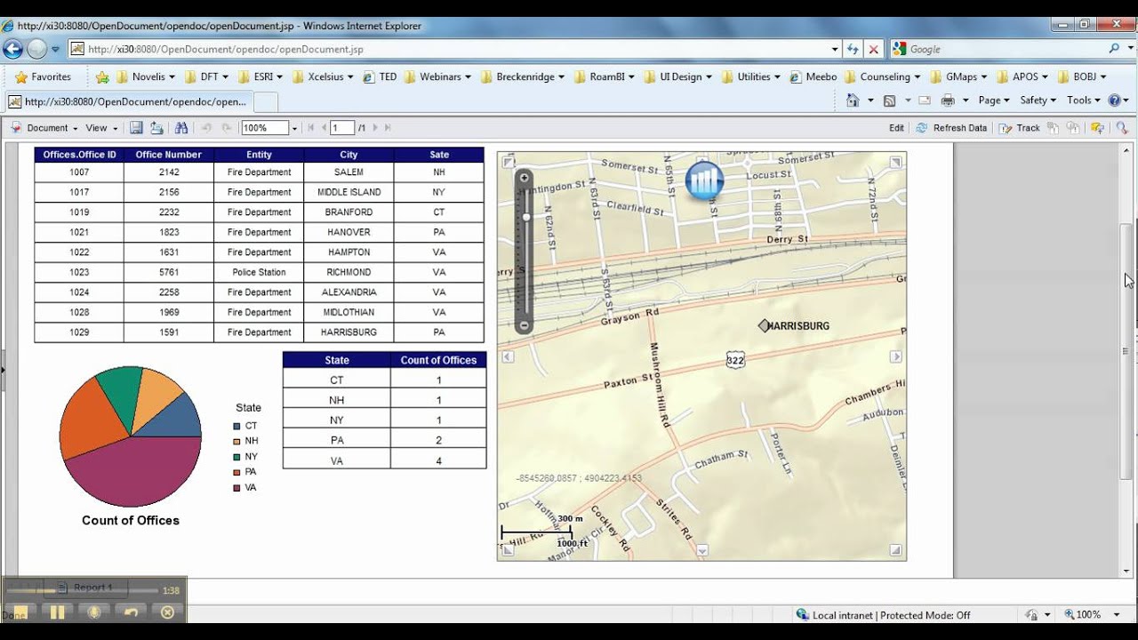 Web Intelligence Report with Map - YouTube