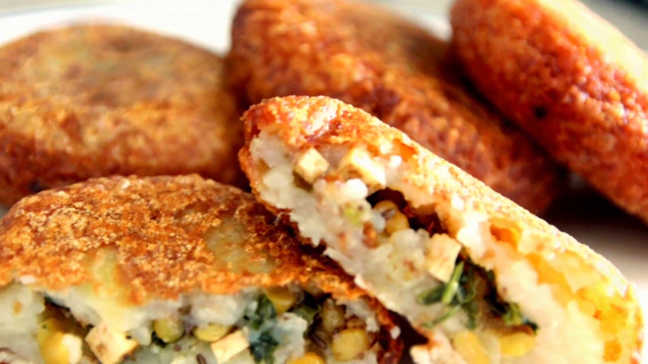 Punjabi Style Aloo Tikki (Stuffed Chana Dal With Paneer)-आलू टिक्की ...