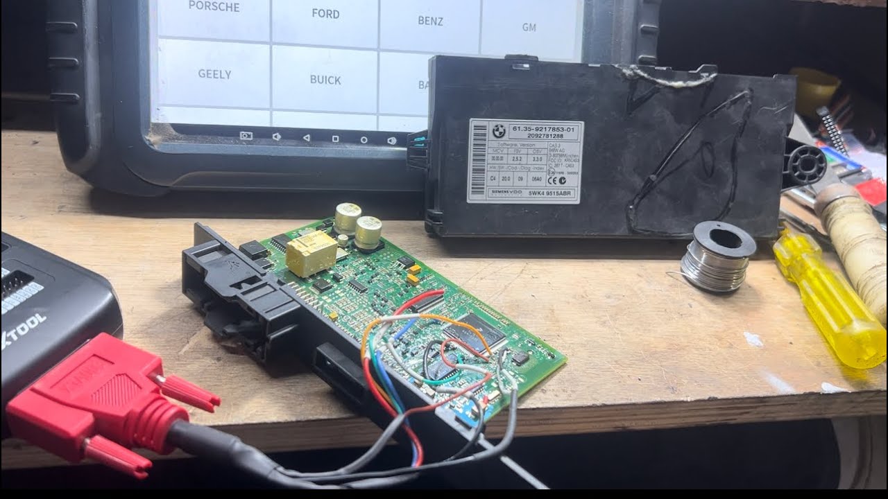 Bmw Cas3++ Eeprom and flash read by xtool kc501 and H6 pro - YouTube