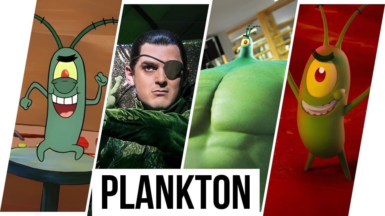 Sheldon Plankton Evolution / Mr. Krabs' Archenemy (1999-2025) - YouTube