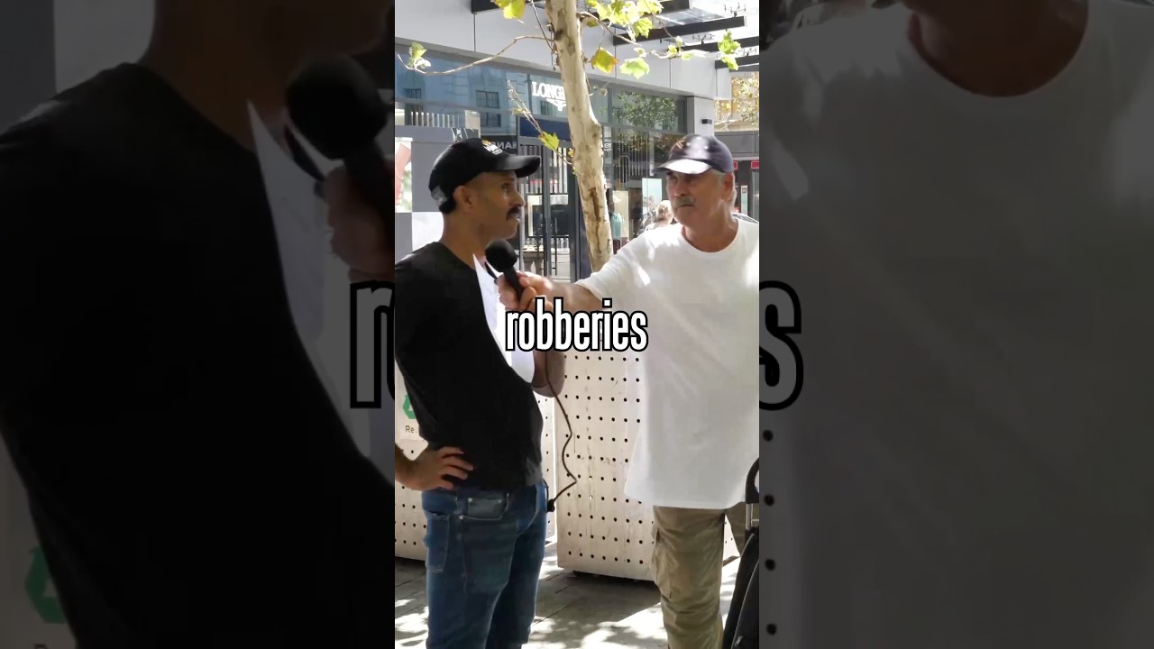 True Aussie bloke going insane on the street - YouTube