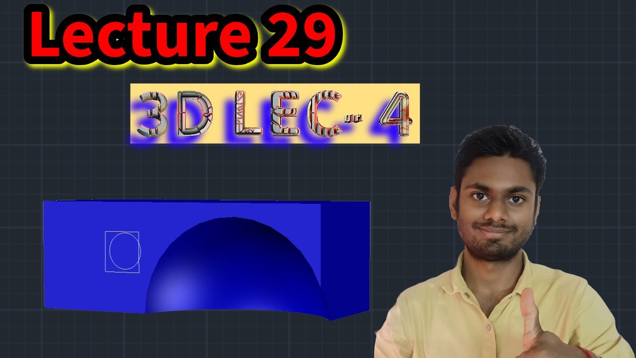 AutoCAD Basic Lecture 29- Union, Subtract, Intersect, Interfere ...