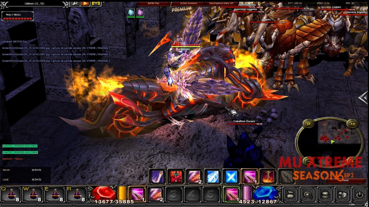 Comando Offattack - reset auto (Comandos Vip Mu Xtreme 2023) - YouTube