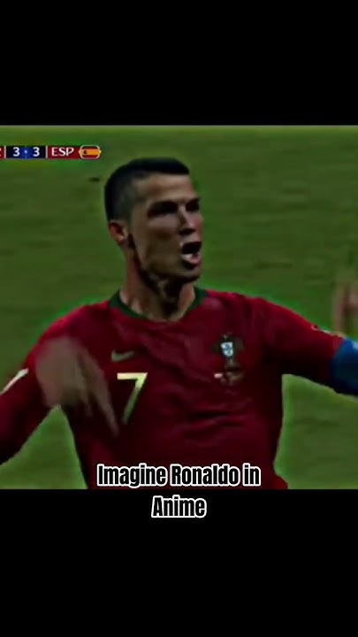 Ronaldo in ghibli art free kick vs Spain #ronaldo - YouTube