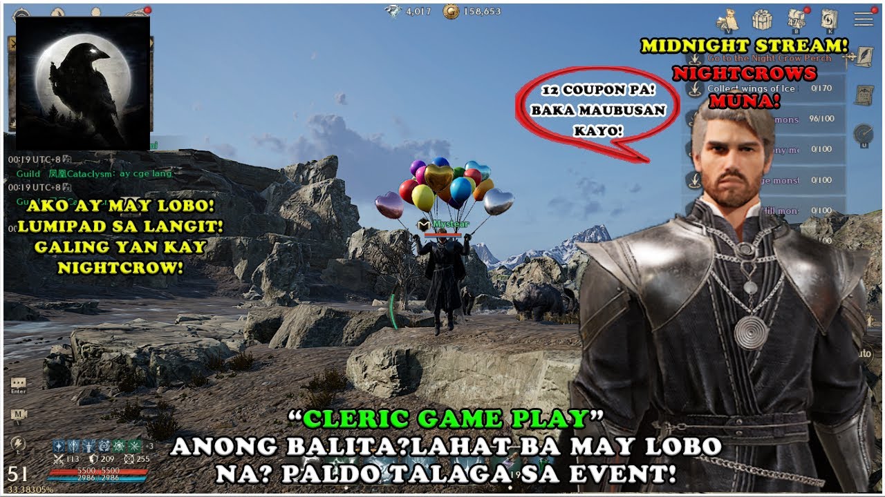 NIGHT CROWS - CLERIC GAME PLAY! AKO AY MAY LOBO? KAYO MERON DIN BA? # ...