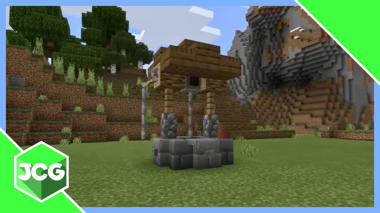 Minecraft: Cómo Hacer Un Pozo - YouTube