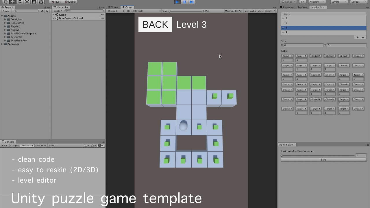 Unity Puzzle Game Template YouTube unity-puzzle-game-template-youtube