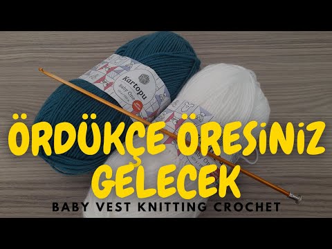 Görünce çok beğeneceğiniz tunicana crochet Muz 🍌🍌Örgü modeli bebek yelek batttaniye örgü modelleri