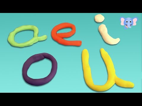 Aprende las vocales con Play doh | Learn vocal | DIY - YouTube