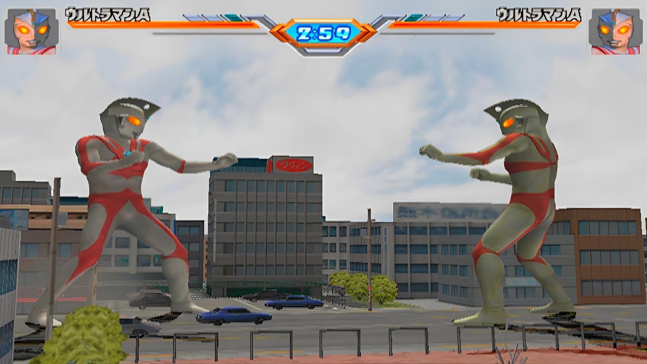 Ultraman Fighting Evolution 3: Gameplay - Ultraman vs Ultraman 142 ...
