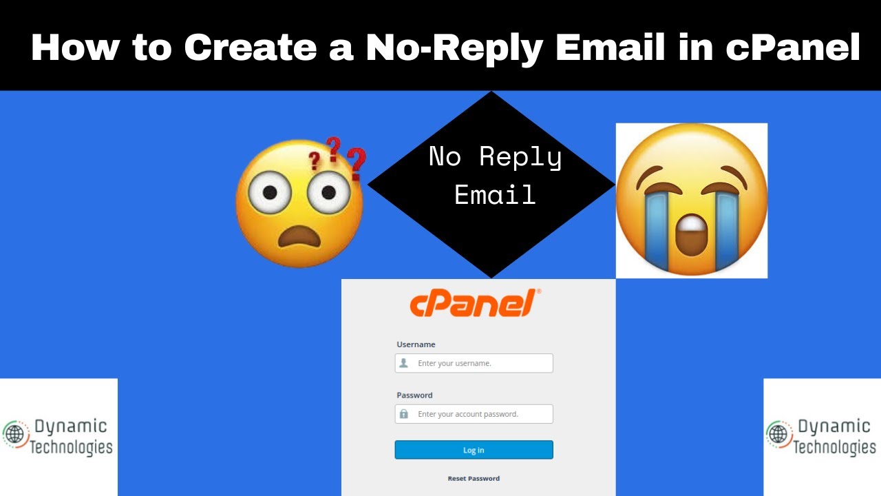 How to Create a No-Reply Email in cPanel: Step-by-Step Guide - YouTube