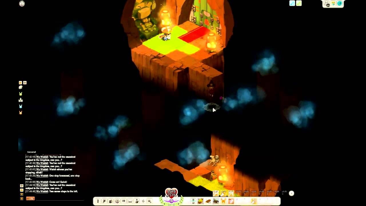 Wakfu - Wabbit Castle invisible tile maze solution. - YouTube