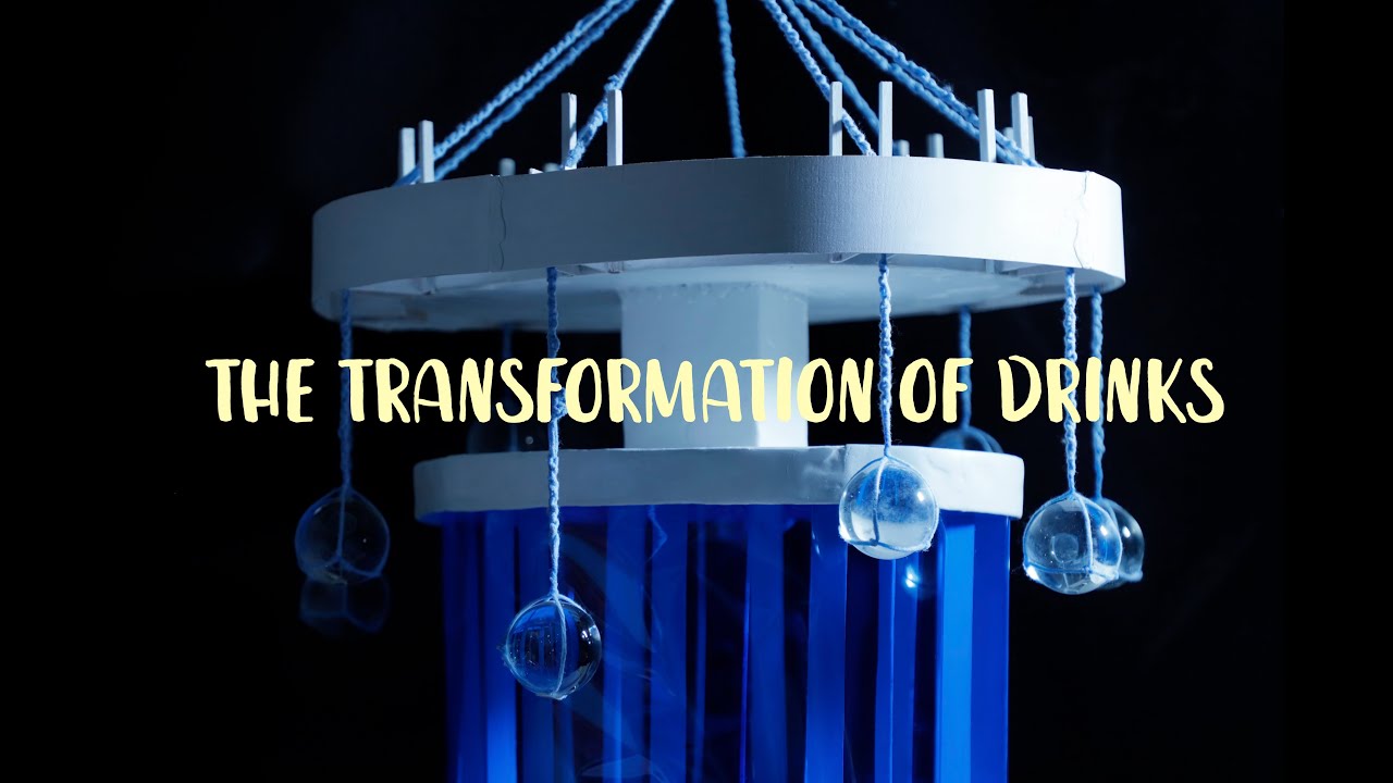 The Transformation of Drinks | Cherry's art installation 🧊 - YouTube
