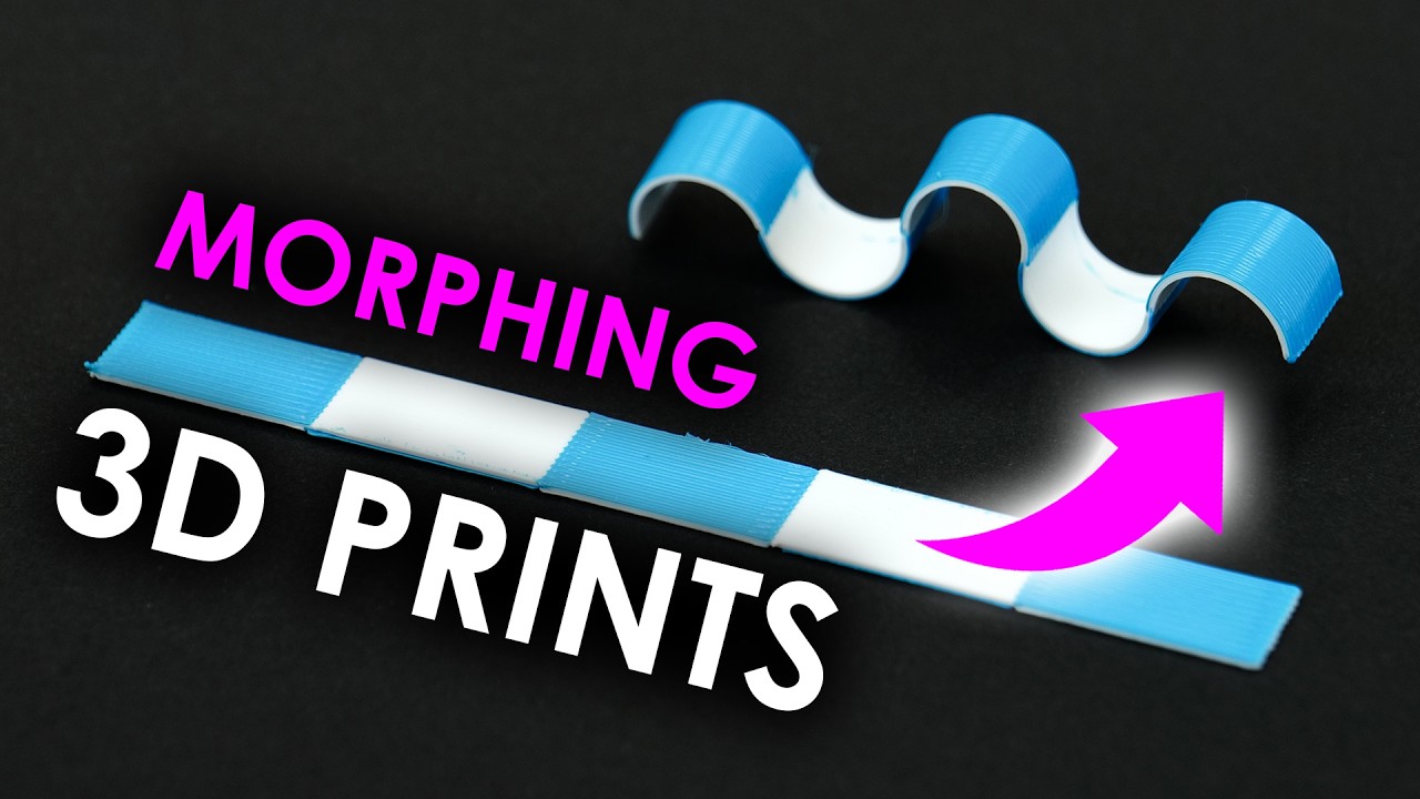 Flat to Folded: The Science of Shape-Shifting 3D Prints - YouTube