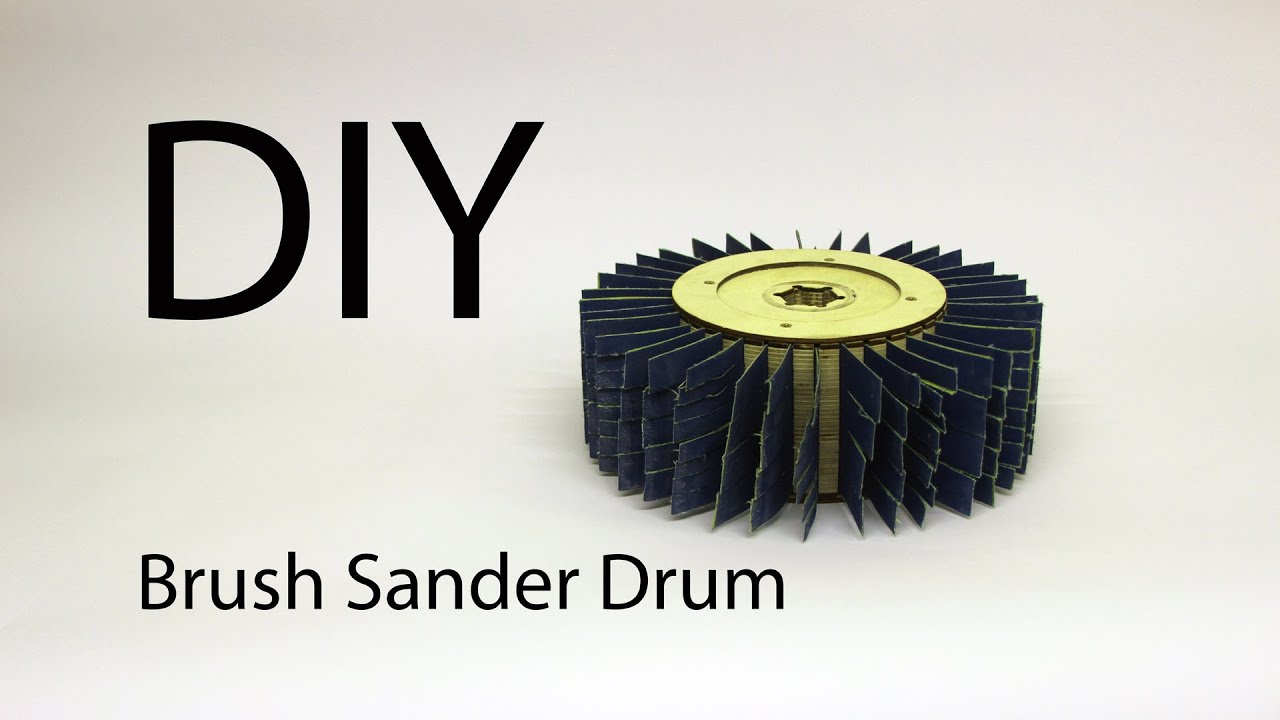 DIY Sanding brush for sanding machine - YouTube