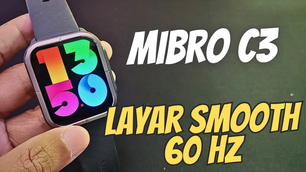 MIBRO C3 SMARTWATCH REVIEW | SANGAT SMOOT - YouTube