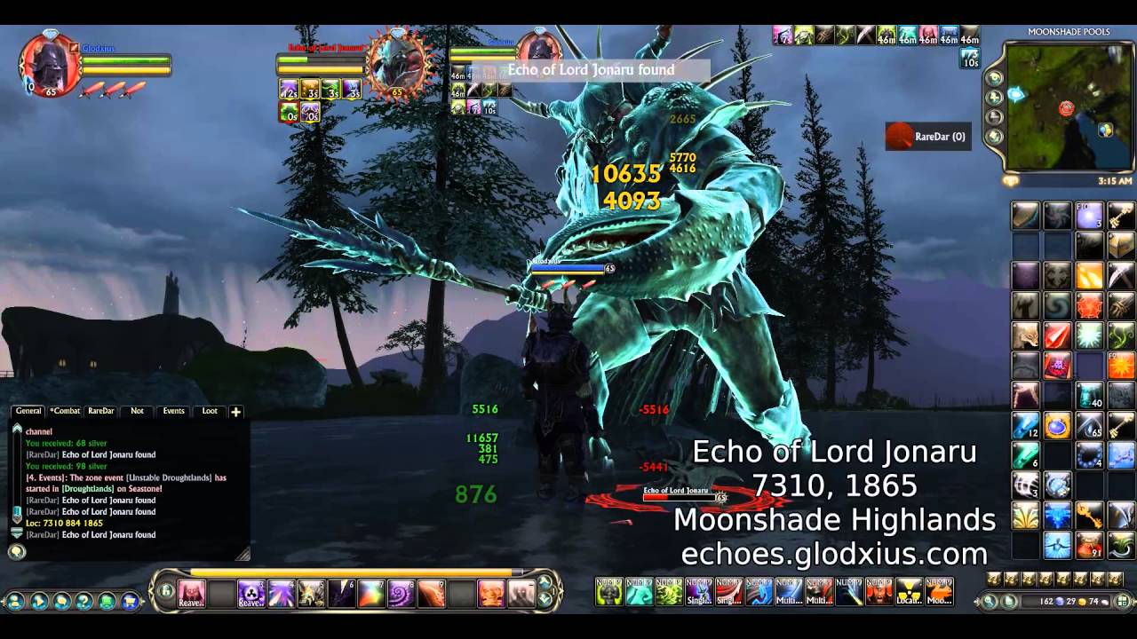 Rift - Moonshade Highlands Rare Mob - Echo of Lord Jonaru - YouTube