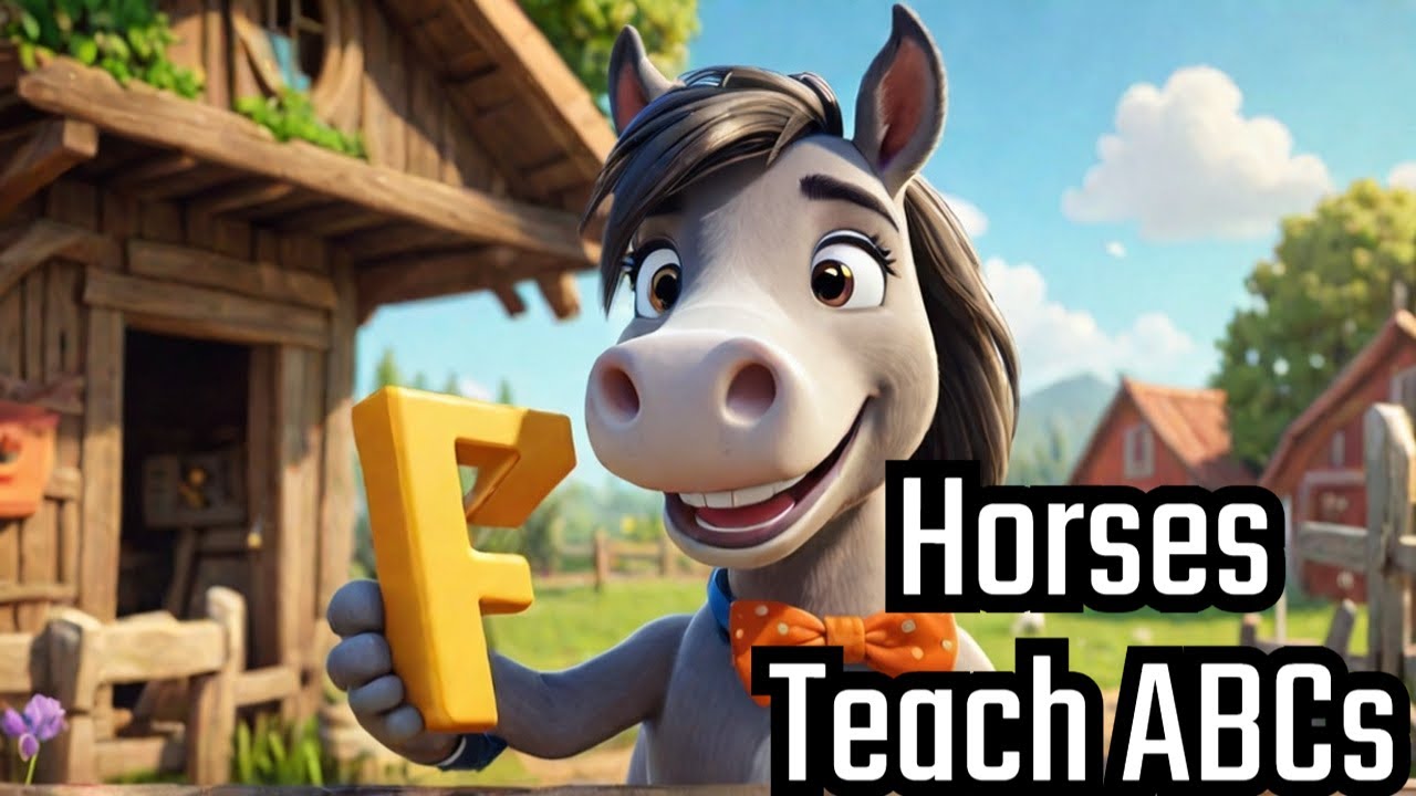 Galloping Through the Alphabet: Learn Letters with Horses! - YouTube