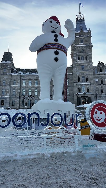 Bonhomme Carnaval - Le Carnaval de Québec - Bonjour! - Canada - Old ...