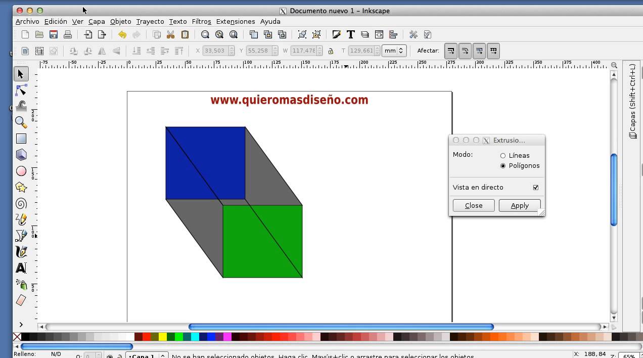 INKSCAPE 9 - Como realizar formas con apariencia 3D. - YouTube