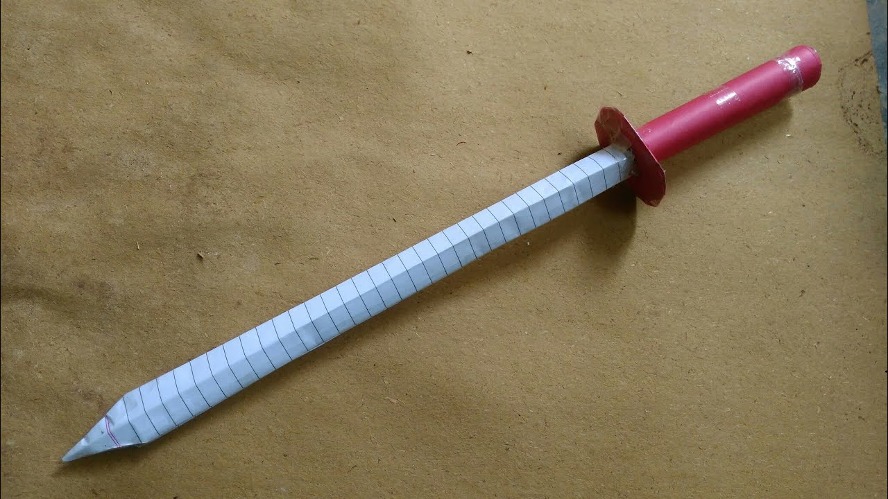 How to make a easy sword - YouTube