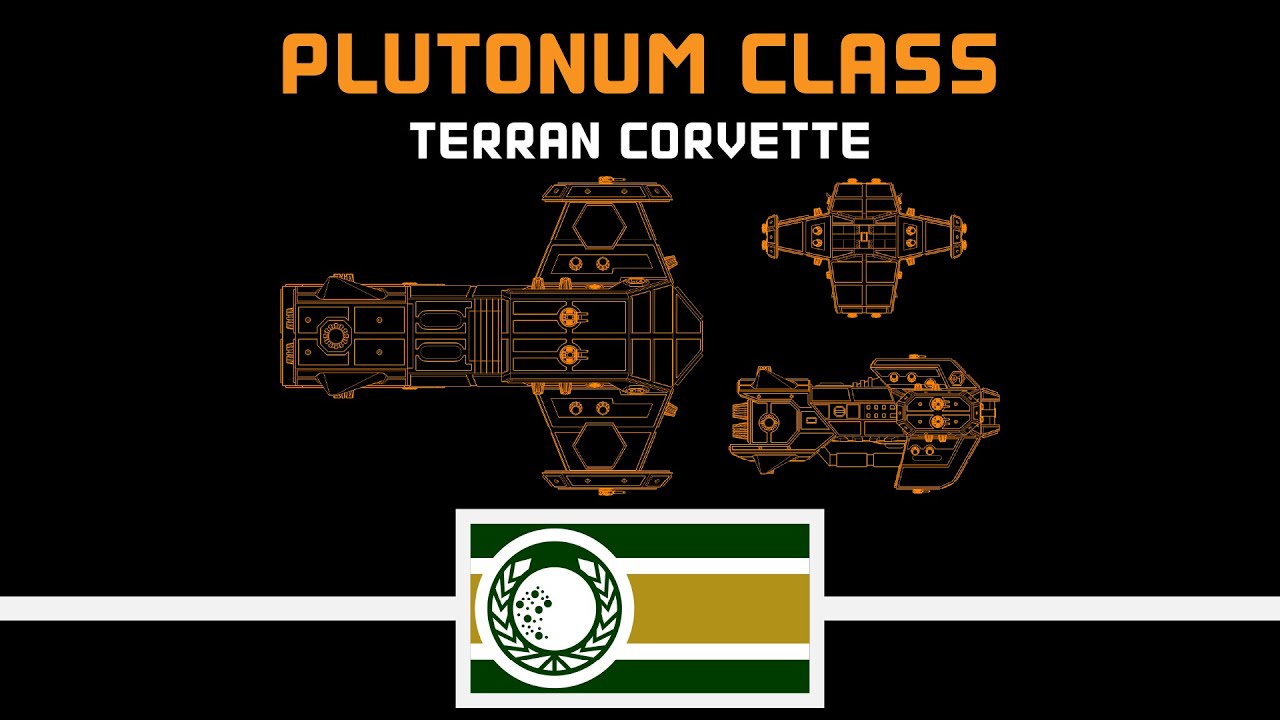 Terran Republic: Plutonum-Class Corvette - YouTube