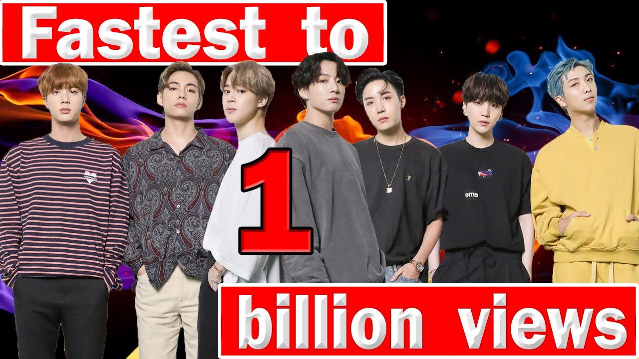 Fastest music video to reach 1 billion views #56 BTS - Dynamite 1 ...