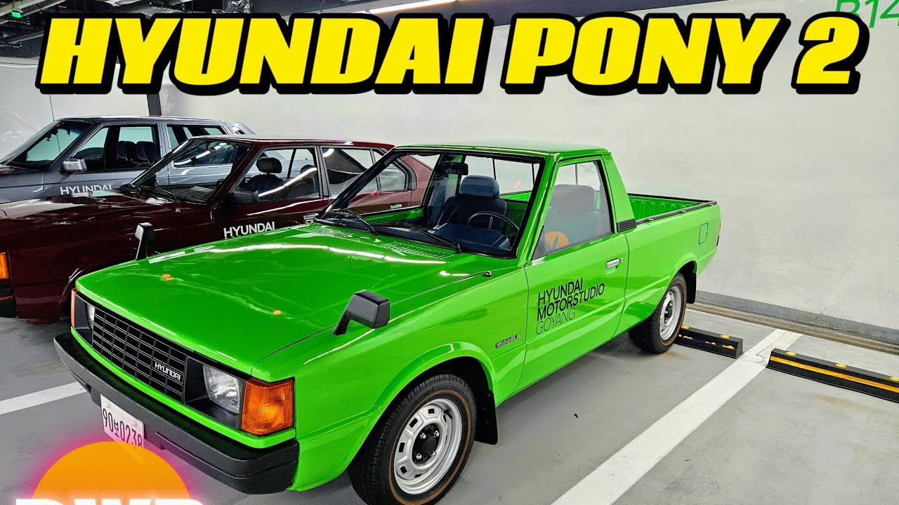 Hyundai Pony 2 - Pickup truck (Retro car) - Walk around and first look ...