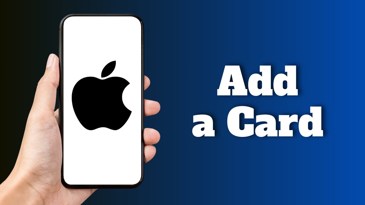 How To Add a Card to iPhone - YouTube