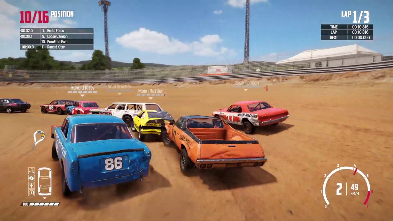 Wreckfest Banger Race - Destruction Derby 2019 - PS4 PRO 1080p - Best ...