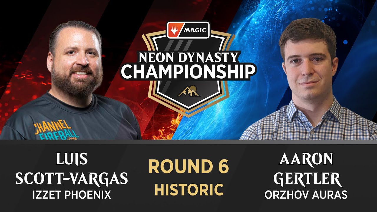 Luis Scott-Vargas vs Aaron Gertler | Round 6 | Neon Dynasty ...