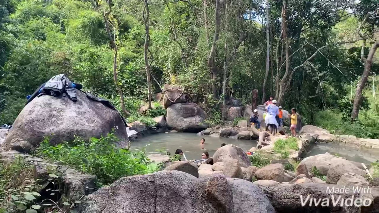 Đi chơi suối nước nóng dam rong - YouTube