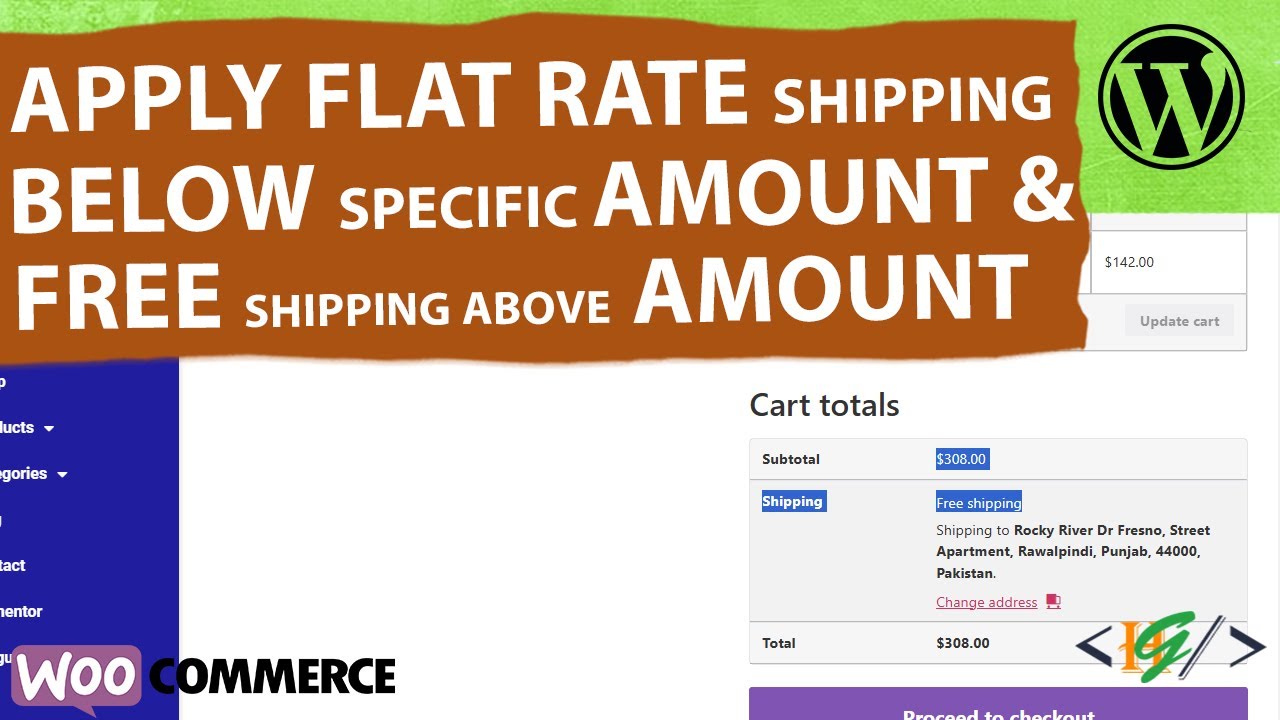 How to Apply Flat Rate Below Specific Amount and Free Shipping for ...
