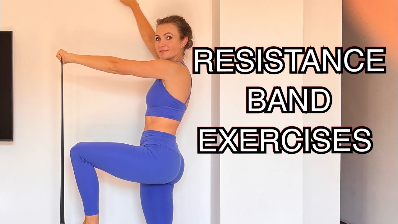 Resistance Band Exercises 10 Min At Home Booty Workout Youtube