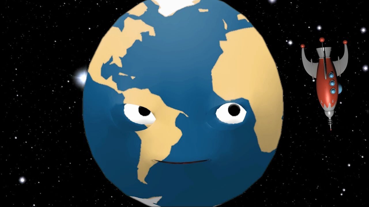 🌎The Rocket in Space goes round and round🌝Rocket Song | Nursery Rhymes ...