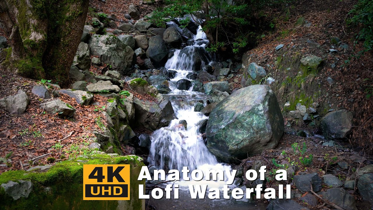 Waterfall sounds with Chill Lofi beats | relax n study | chill out ...