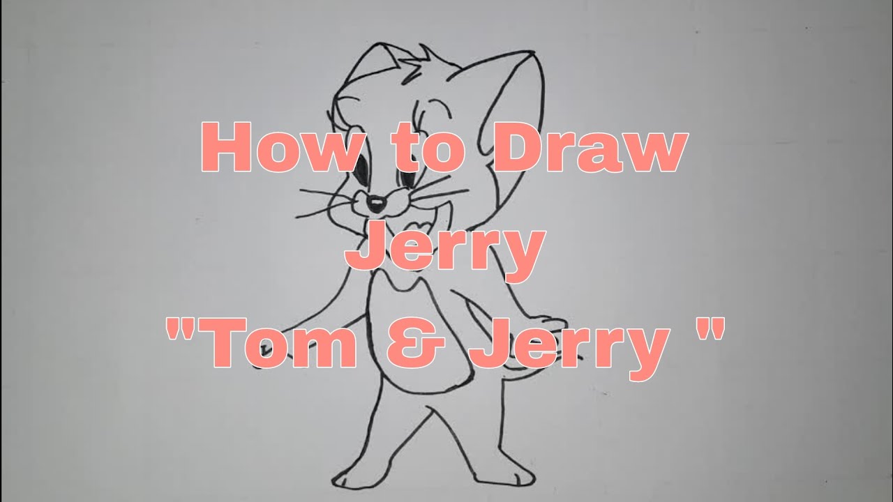How to draw and coloring Jerry from "Tom & Jerry " for beginner (learn ...