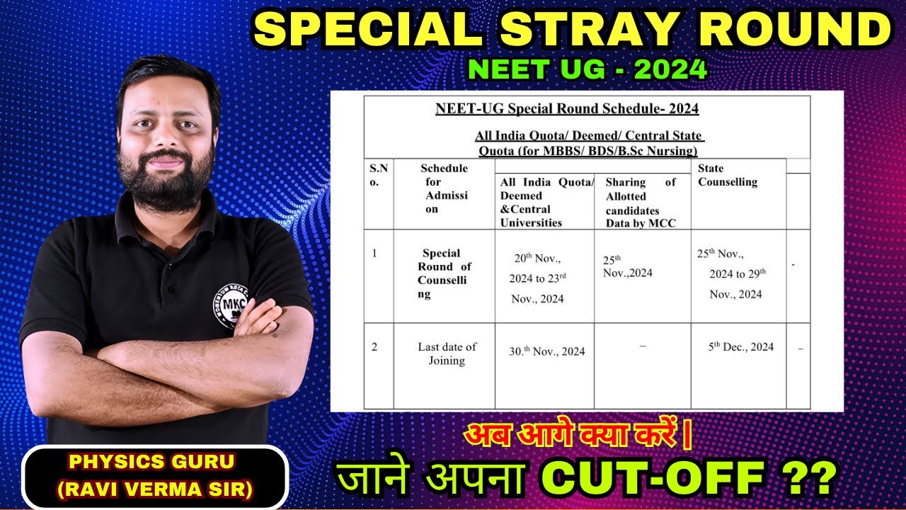 Special Stray Round | जाने अपना Cut-Off #neet #2025 #cutoff #cgdme # ...