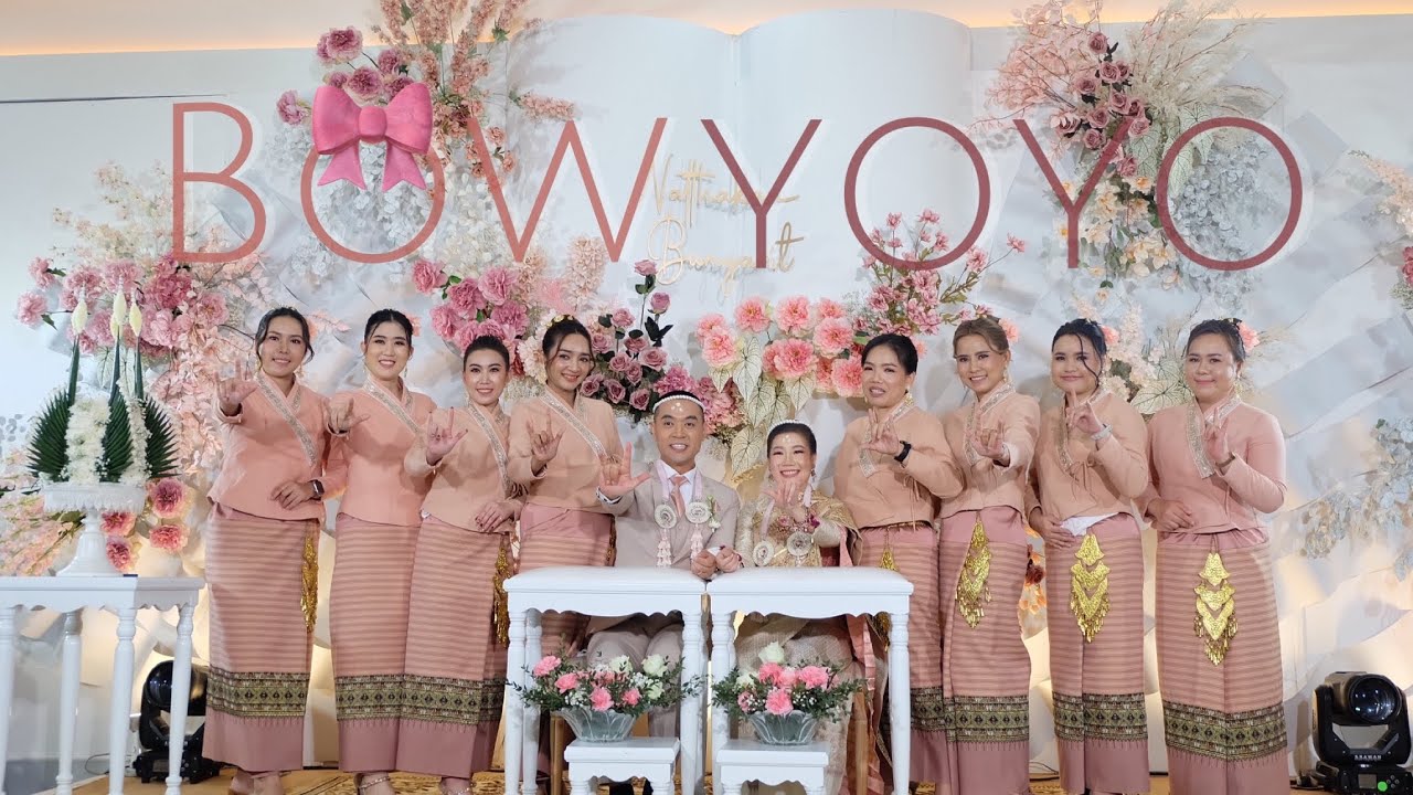 Traditional Thai Engagement ceremony [ Bow & Yoyo ] 13.01.2024 - YouTube