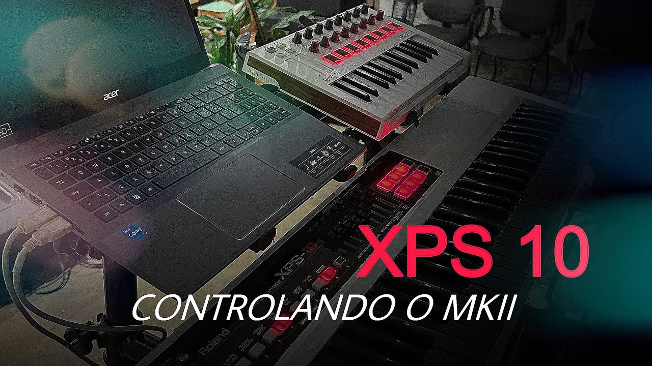 Roland XPS 10 Controlando o MkII | Setup pra Domingo - YouTube