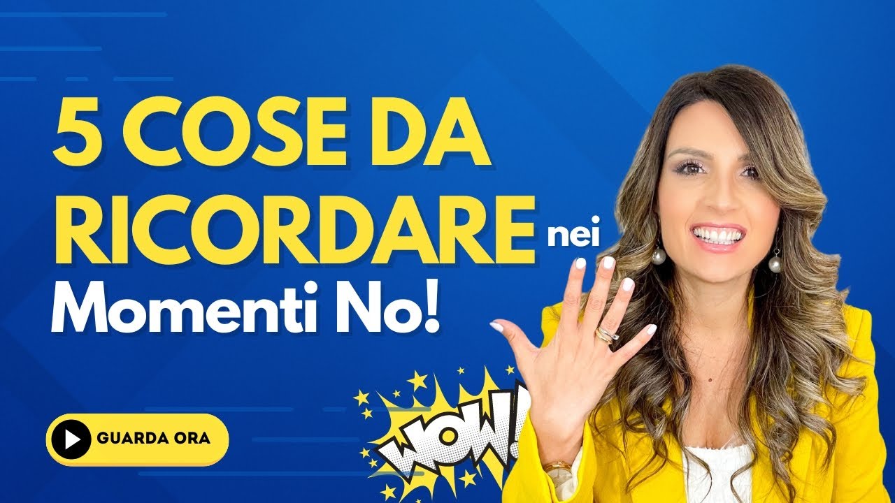 Crescita personale: Cose da ricordare nei momenti “no” - YouTube