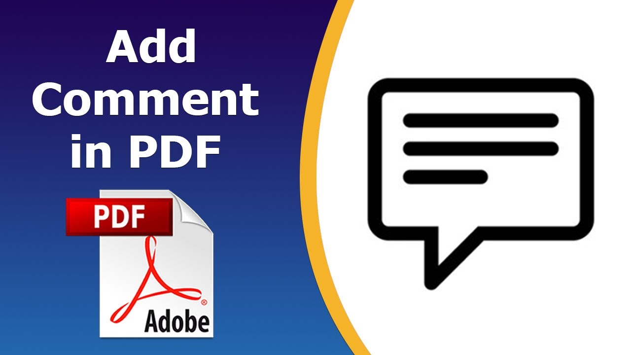 How To Add Comments In Pdf Using Adobe Acrobat Pro Dc YouTube