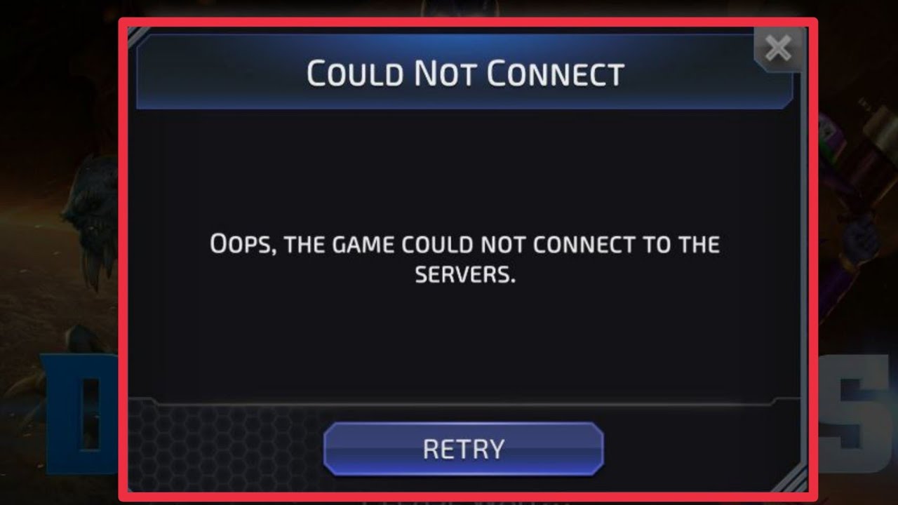How To Fix Could not connect to the servers in DC Legends Games on ...