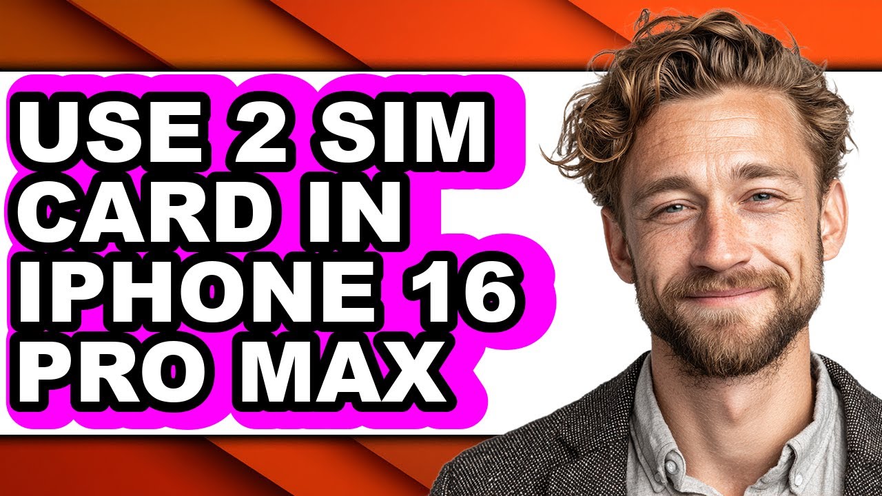 How to Use 2 Sim Card in Iphone 16 Pro Max (easy Method) - YouTube