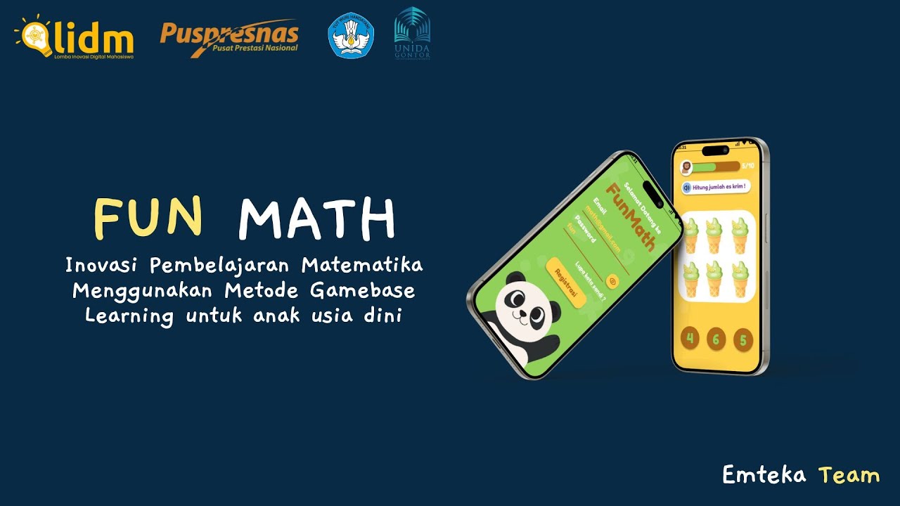LIDM 2024 - Divisi Inovasi Teknologi Digital Pendidikan - 1941307748 - Emteka - FunMath - YouTube